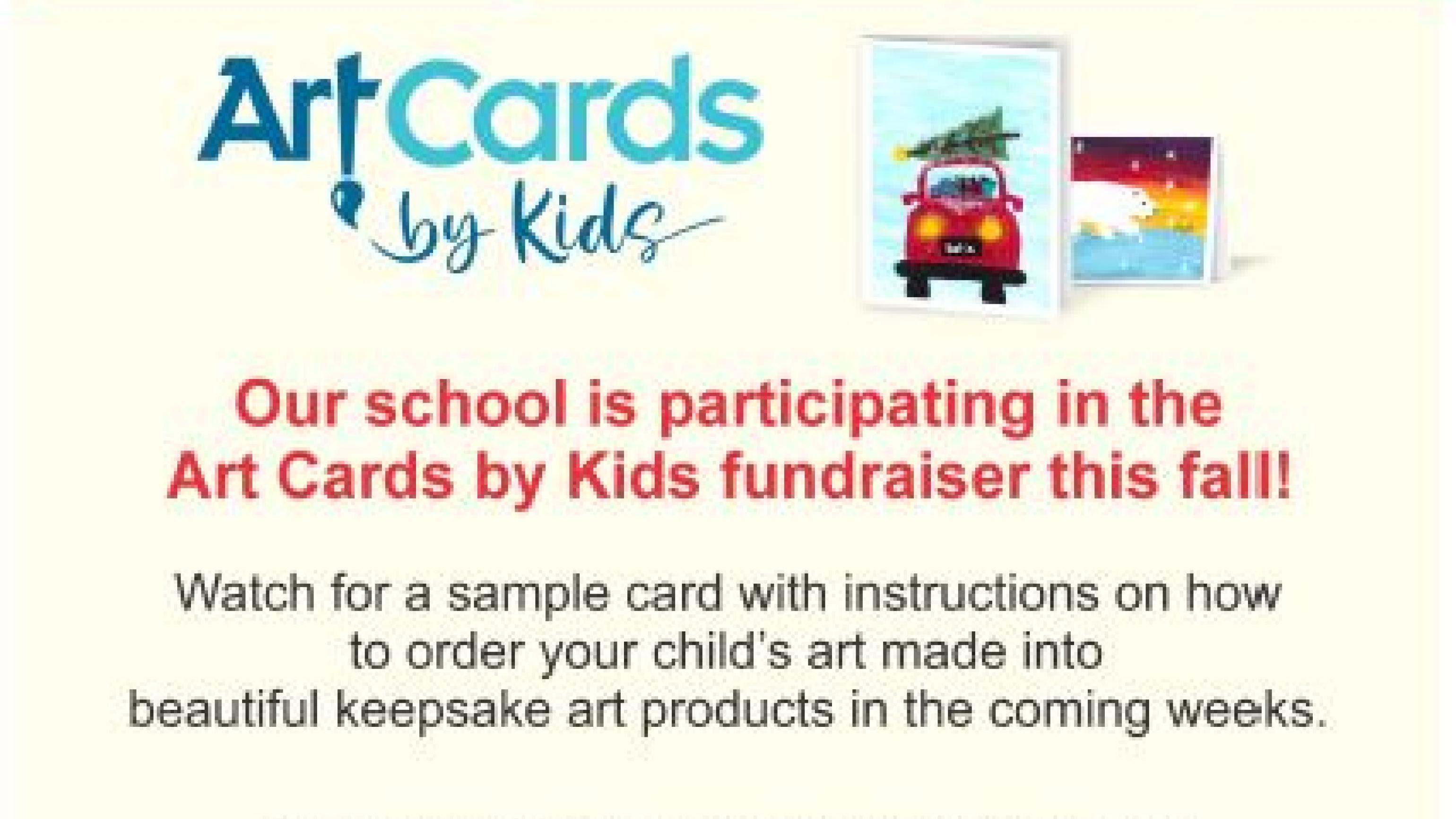 'Art Cards by Kids' FUNDRAISER (RPAC) | Redfish Elementary